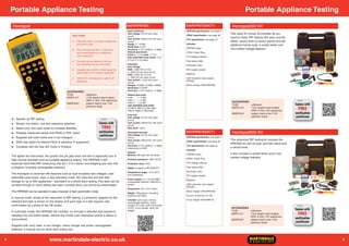 Martindale Electric Metrohm Flash Testers & Insulation Testers ...