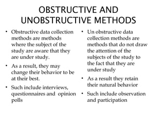 Martin data collection methods | PPT