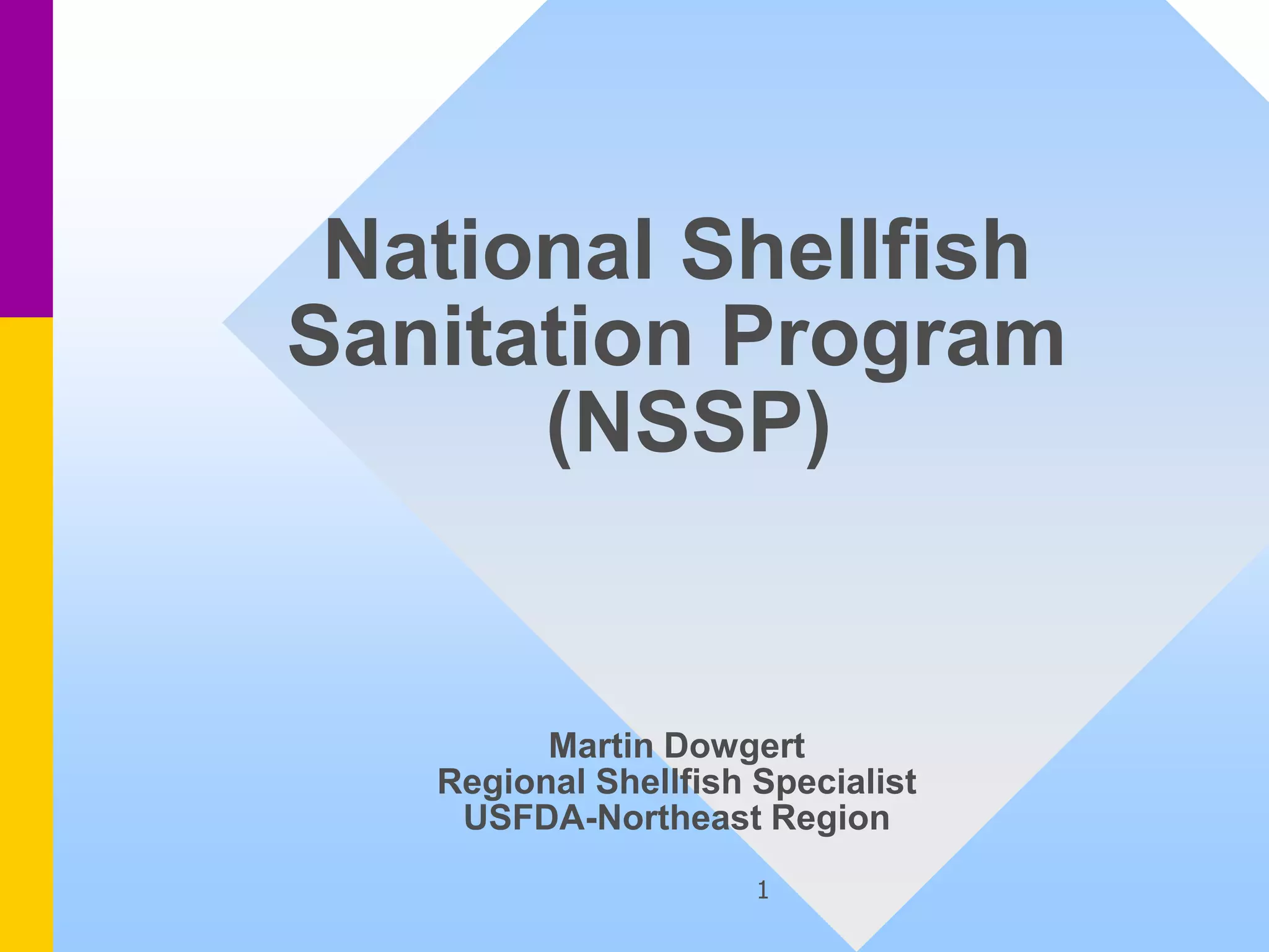 National Shellfish Sanitation Program (NSSP) | PDF