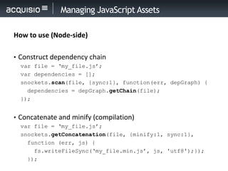 Building assets on the fly with Node.js