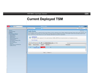 TSM Roadmap: A Preview of the new Backup and recovery Dashboard – TSM Operations Center | PPT