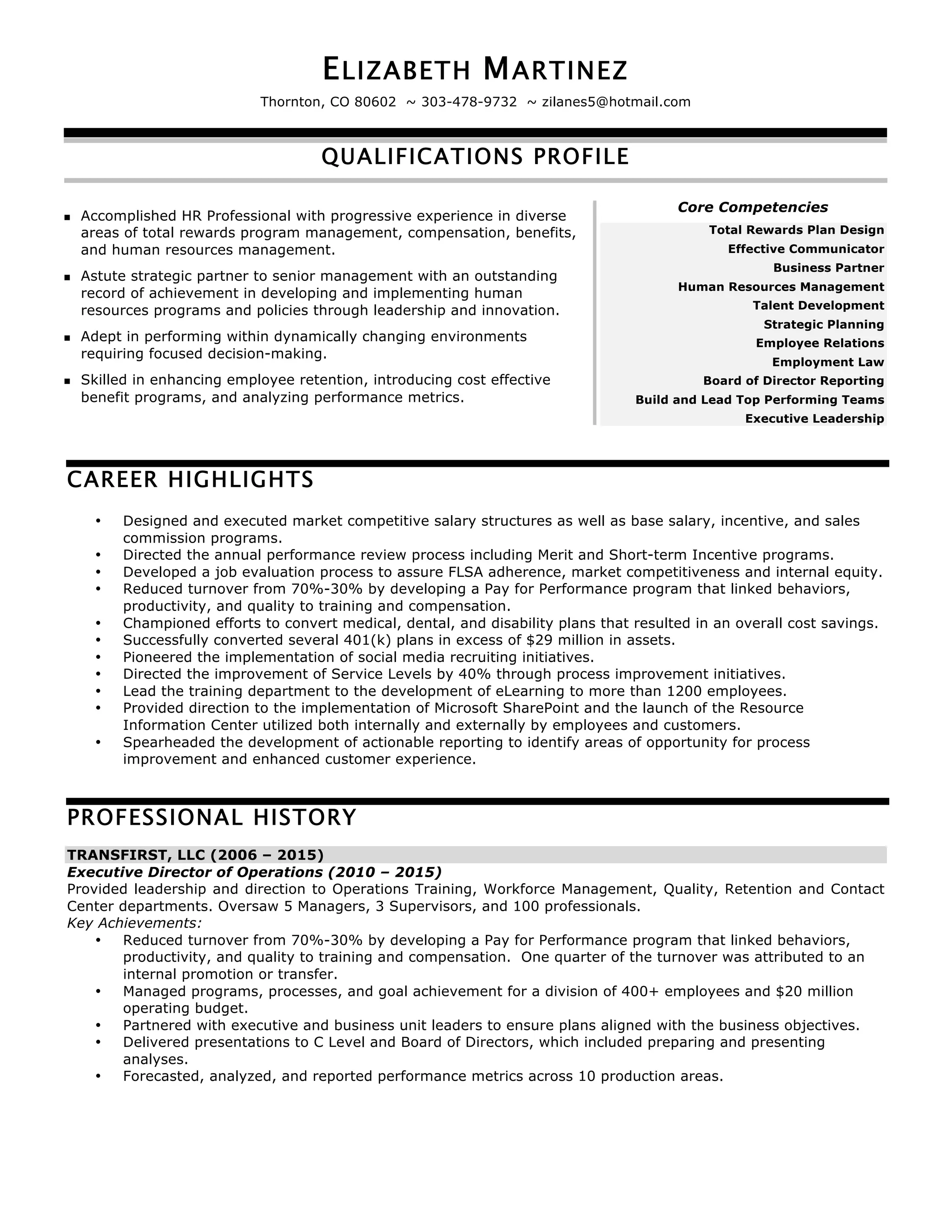Martinez, elizabeth resume 2.0 | PDF