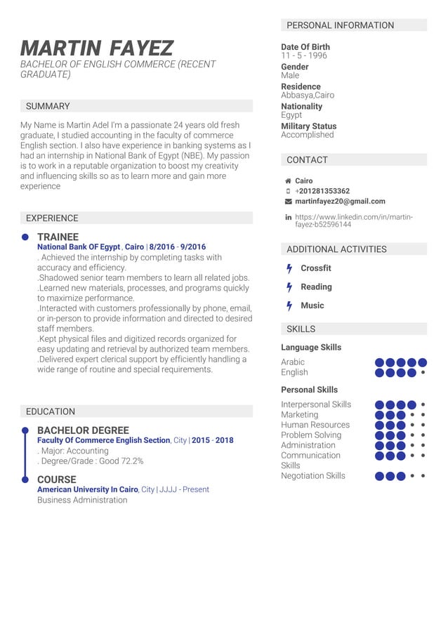 Martin fayez cv | PDF