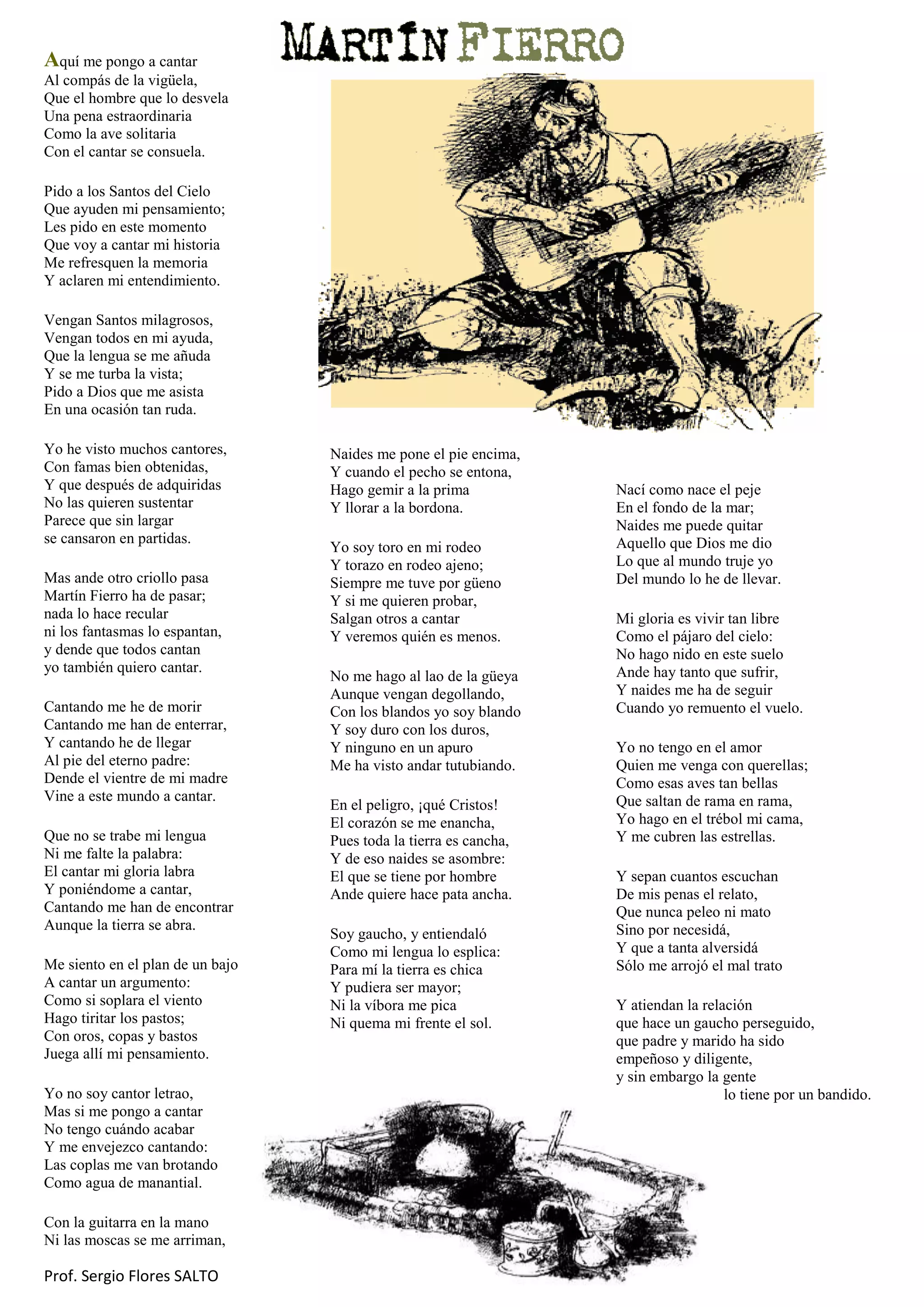 Martin fierro | DOCX