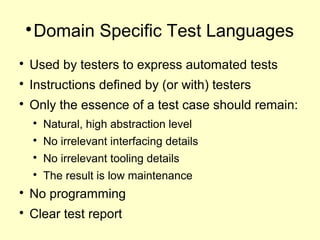 Martin Gijsen - Effective Test Automation a la Carte | PPT | Web ...