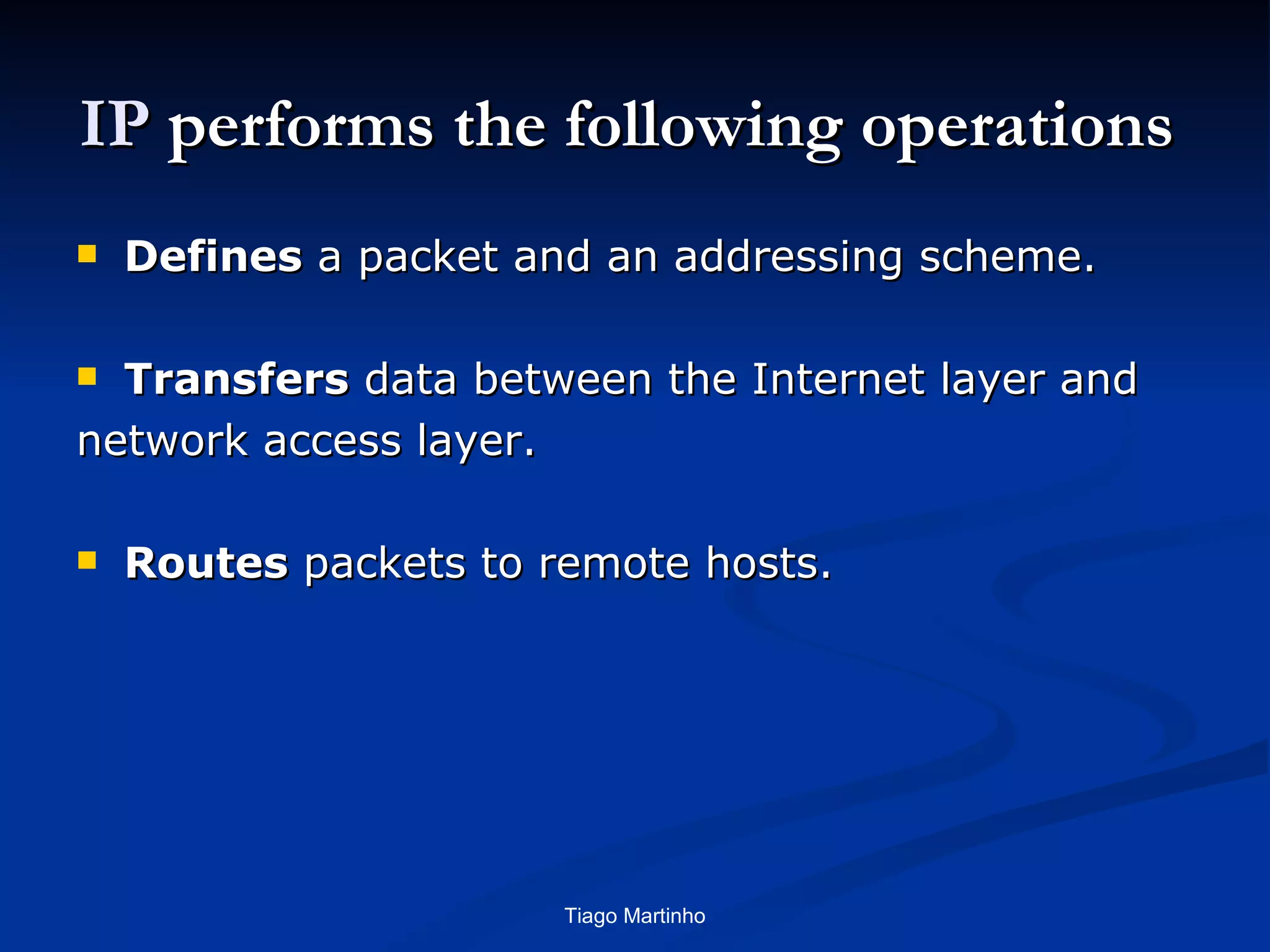 eTwinning - TCP/IP: Internet layer | PPT