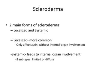 Scleroderma and the Oral Health Implications | PPTX