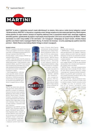 Case study marki Martini z Albumu Superbrands Polska 2017 | PDF
