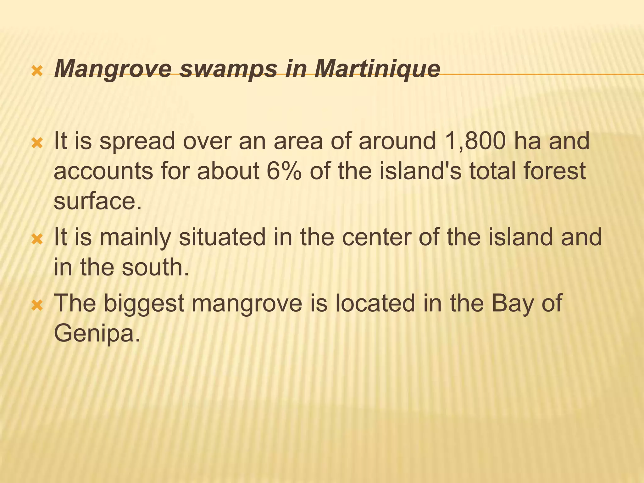 Martinique’s mangroves | PPT