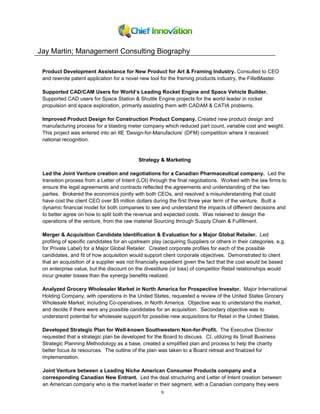 Resume / Full Biography - Jay Martin | PDF