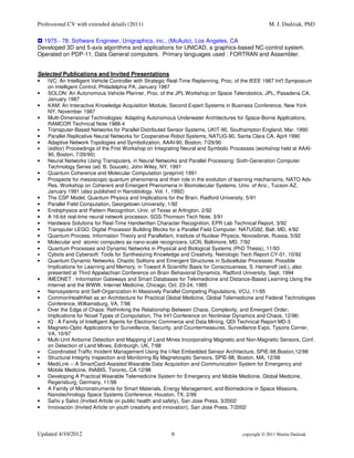 Martinjdudziak General Science Math Cv July2011 | PDF