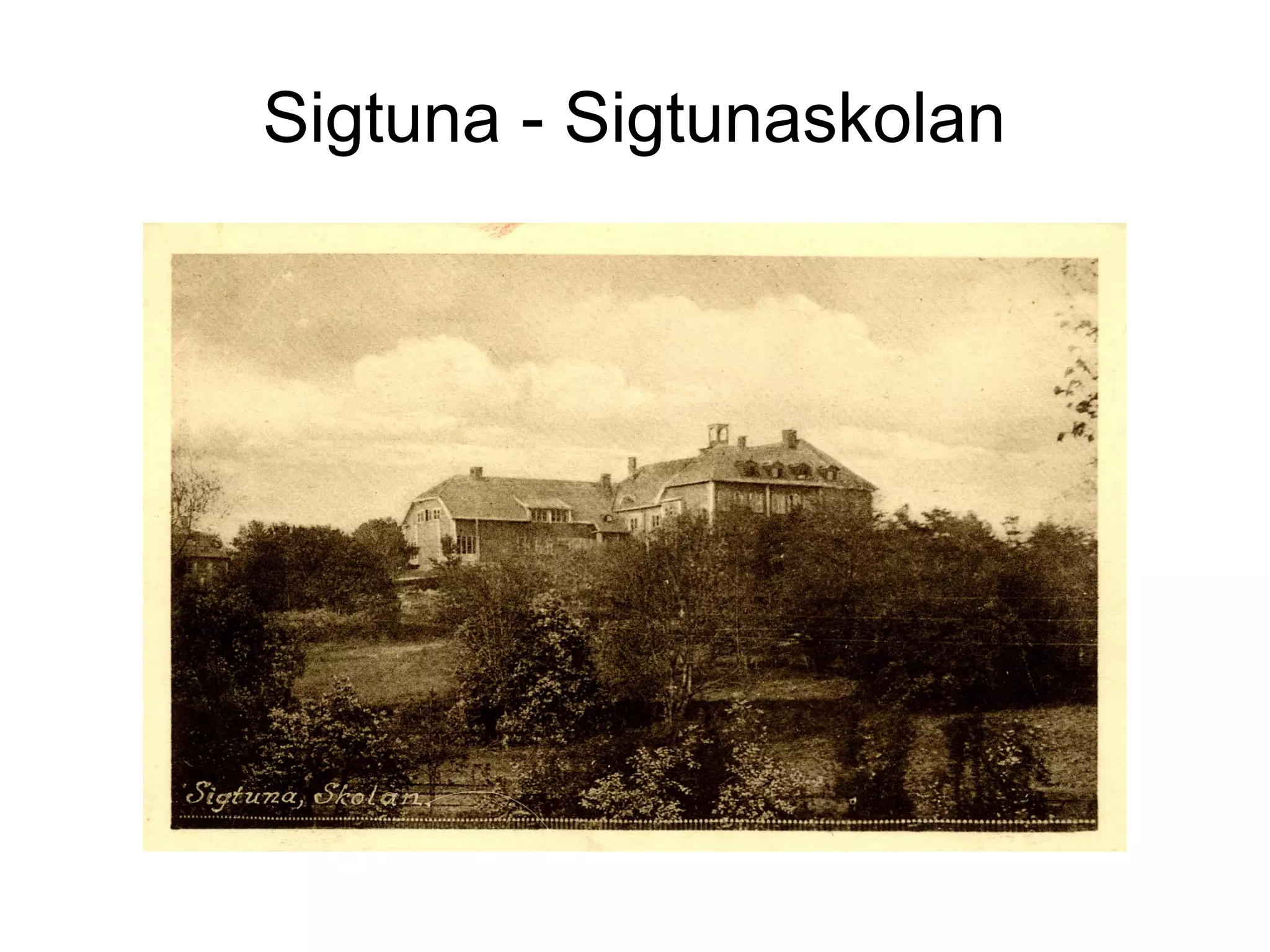 Martin karlssons vykortssamling sigtunaskolan | PPT