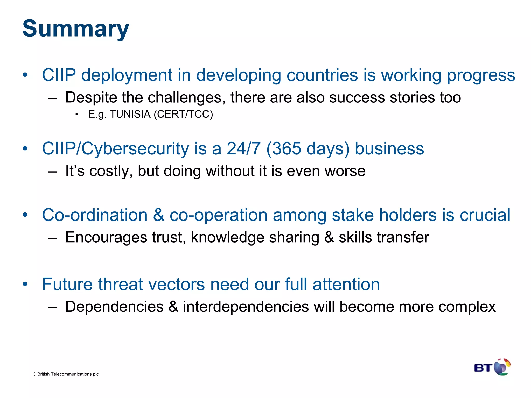 CTO-Cybersecurity-2010-Dr. Martin Koyabe | PPT