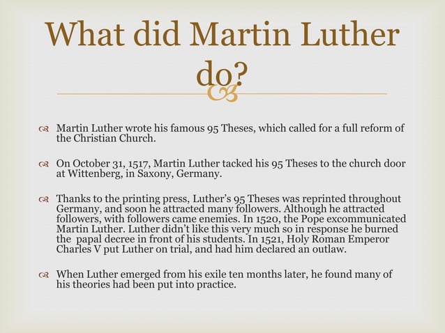 Martin luther[1] | PPTX
