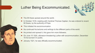 Martin luther a great leader | PPTX | Christianity | Religion ...