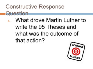 Martin luther and the reformation | PPTX