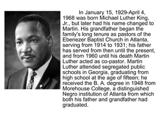 Martin luther king | PPT