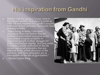 Martin Luther King - Hero Against Racism | PPTX