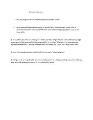 Martin luther king | PDF