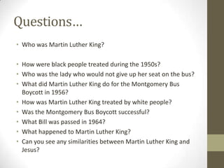 Martin luther king | PPTX