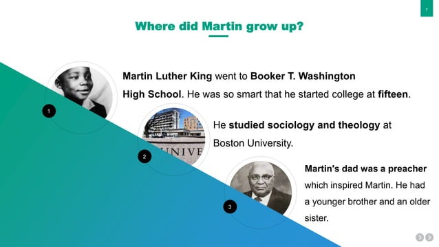 Biography Martin luther king Jr. Presentation | PPTX