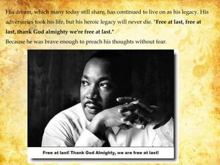 Martin luther king 1 | PPTX