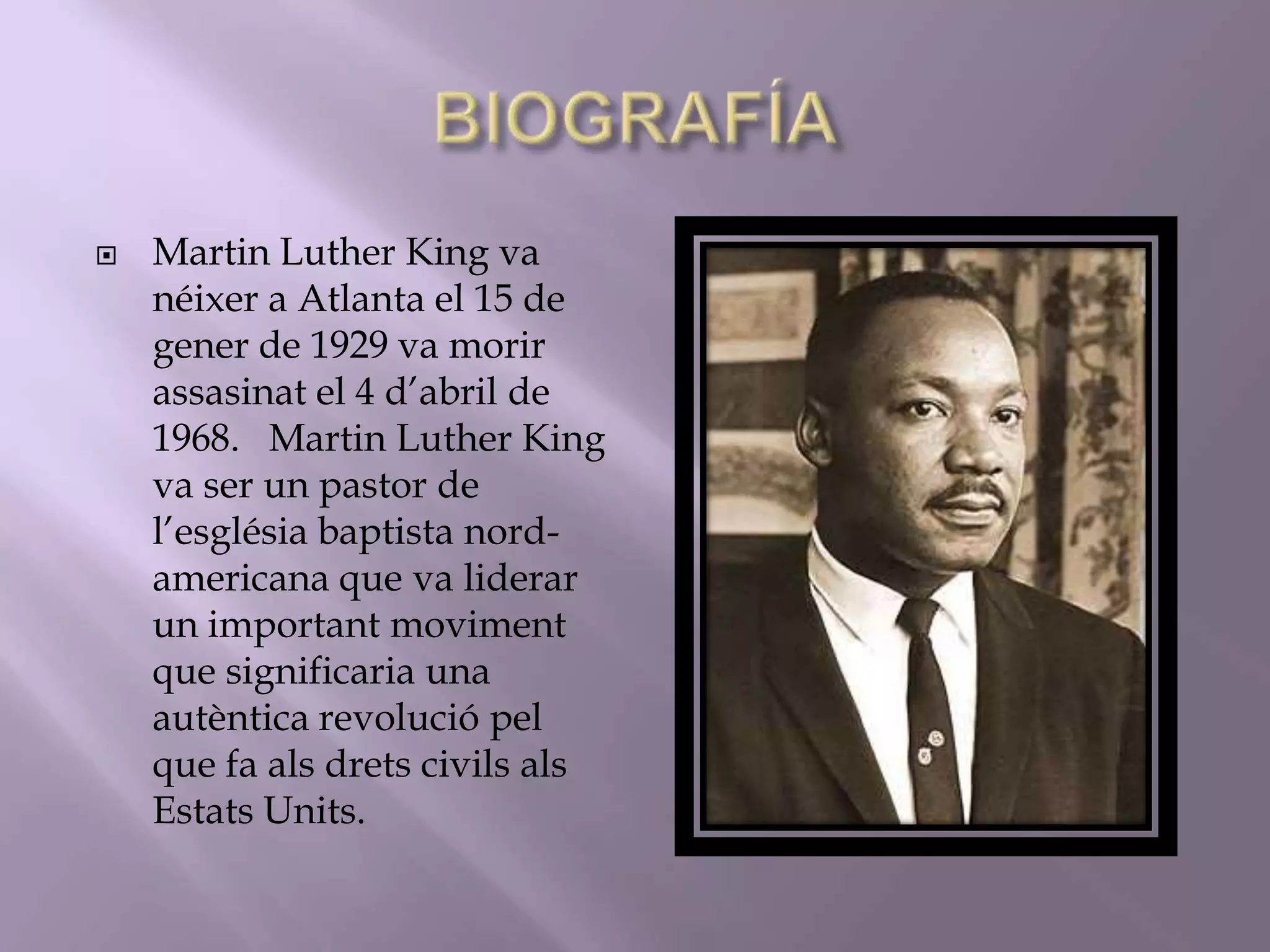 Martin luther king 6é | PPT