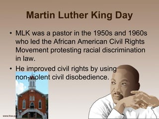 Martin Luther King Day | PPT