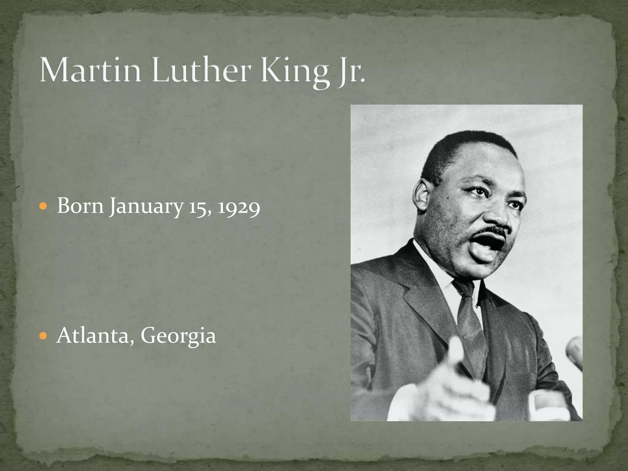 Martin Luther King Jr | PPTX