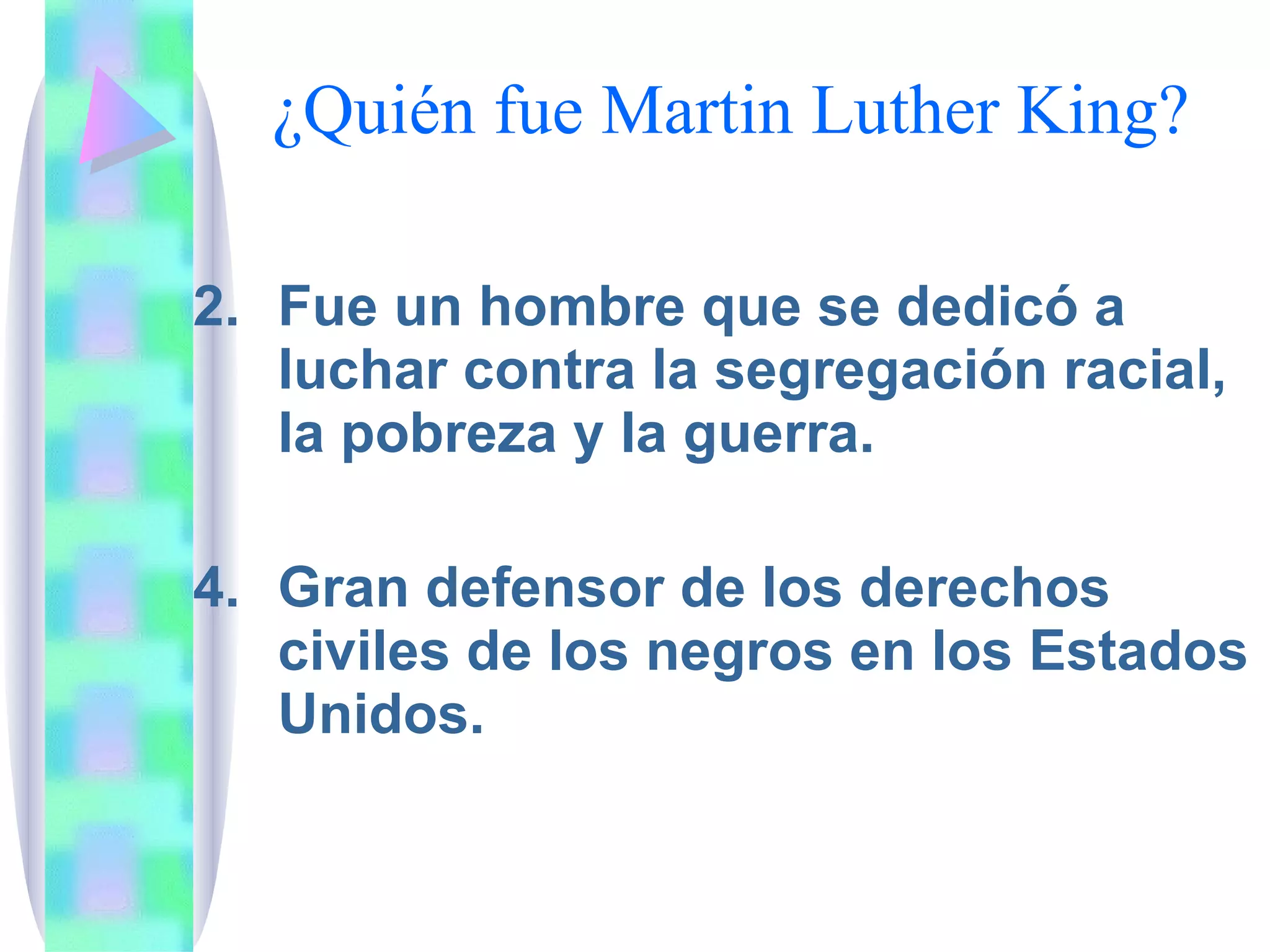 Biografía: Martin luther king Jr | PPT