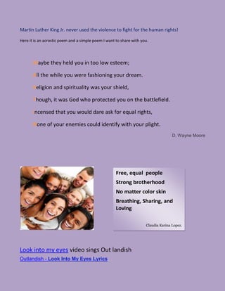 Martin luther king jr | DOCX