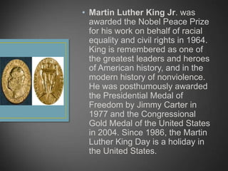 Martin Luther king Jr | PPTX