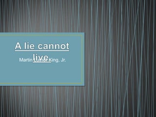 Martin Luther king Jr | PPTX