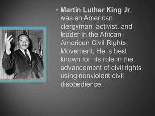 Martin Luther king Jr | PPTX