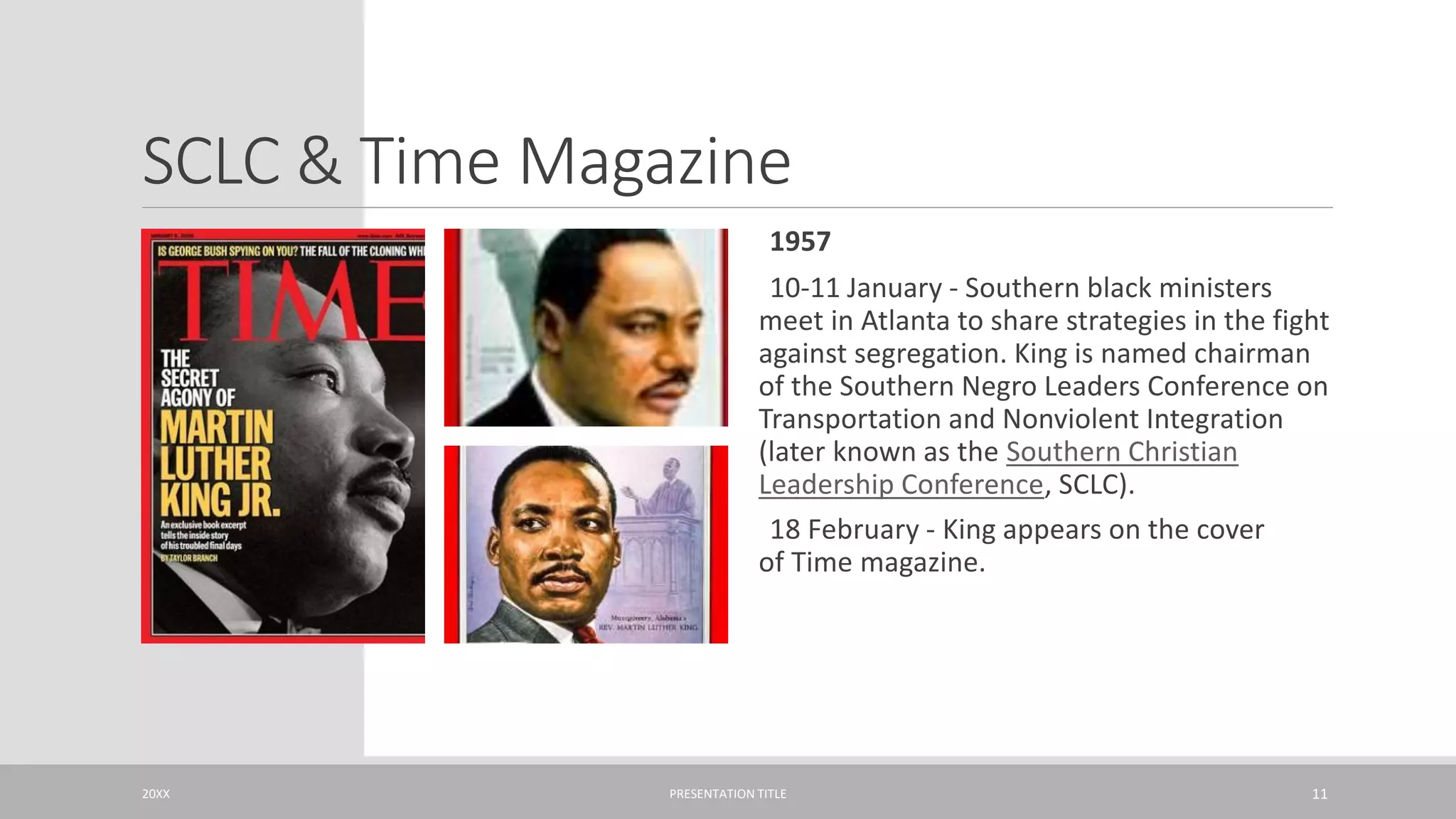 Martin Luther King, JR Power Point.pptx | Christianity | Religion ...