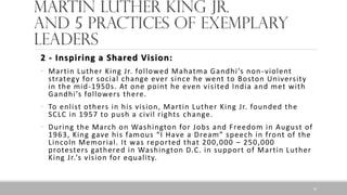 Martin luther king leadership | PPT