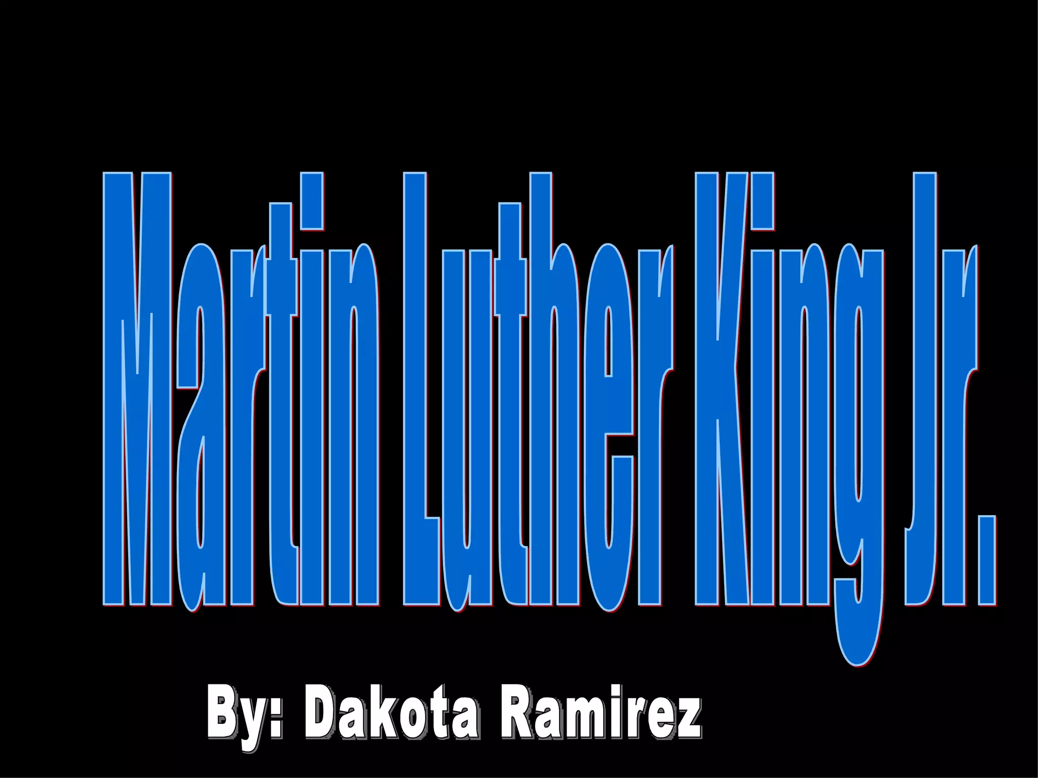 Martin luther king project | PPT