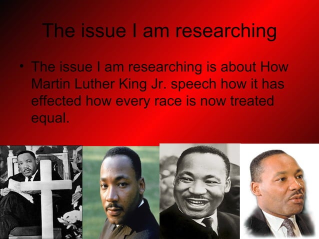 Martin luther king project | PPT