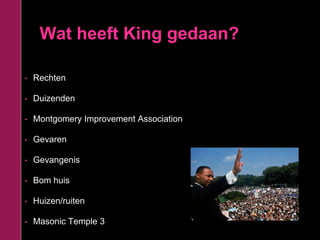 Martin luther king spreekbeurt Laura Kuipers groep 8a holthuizen | PPTX
