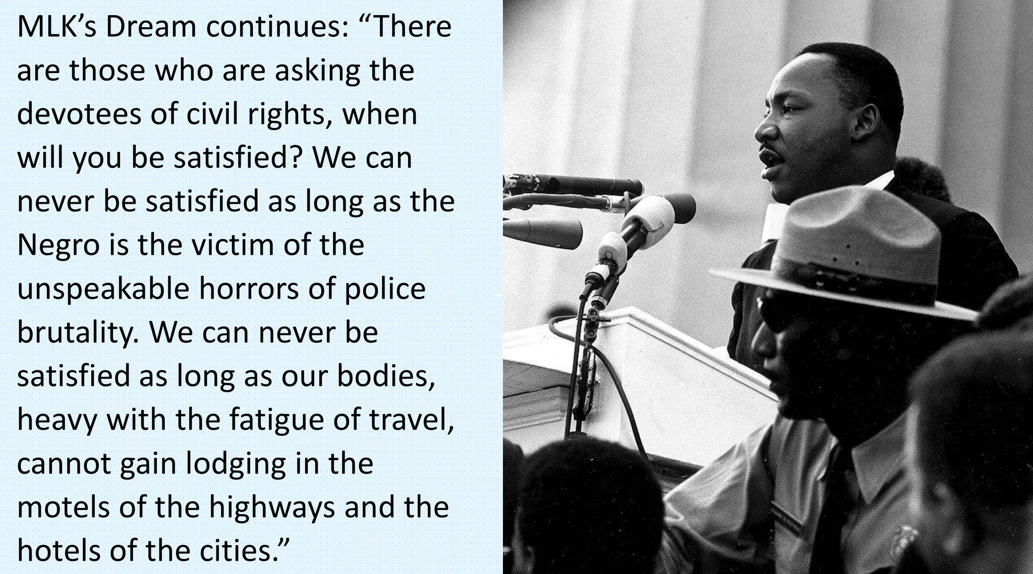 Martin Luther King, “I Have a Dream” Speech, March on Washington DC ...