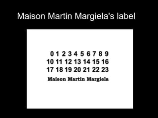 Martin Margiela Logo Font