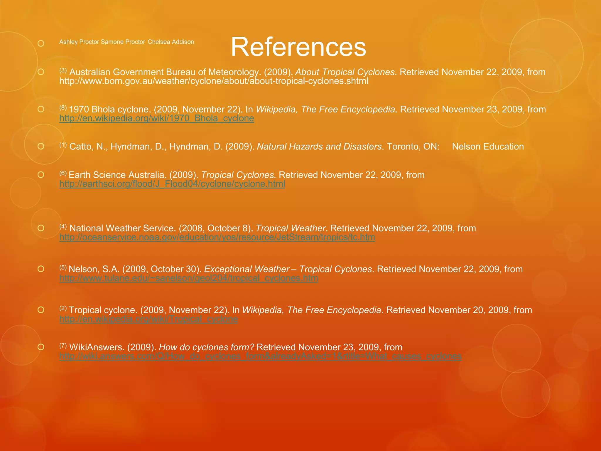 Tropical cyclone by Martin | PPTX