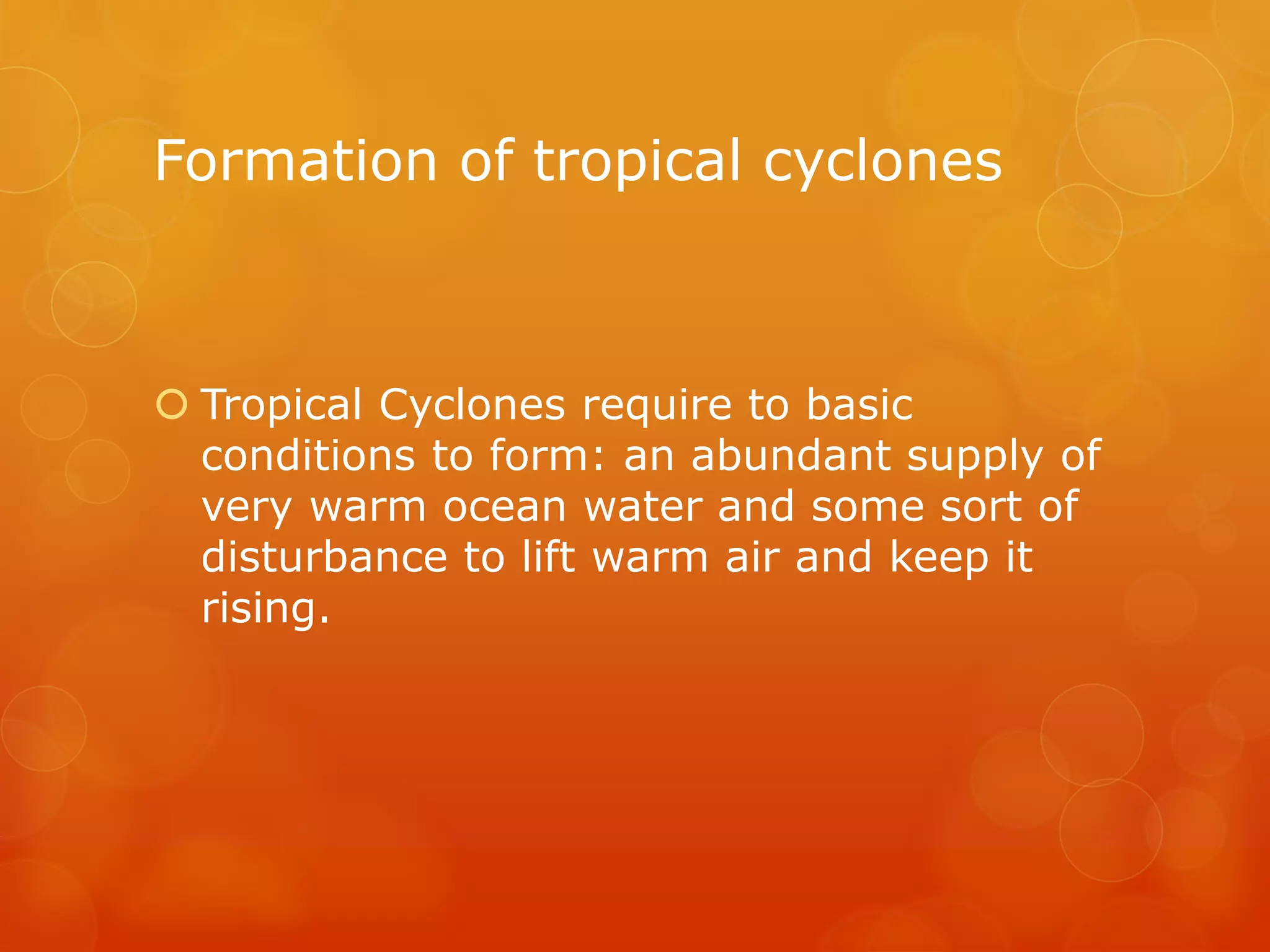 Tropical cyclone by Martin | PPTX