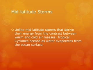 Tropical cyclone by Martin | PPTX