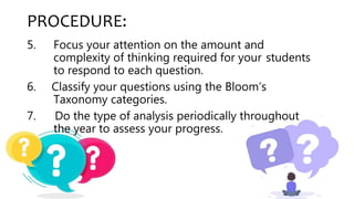 The Art of Questioning | PPT