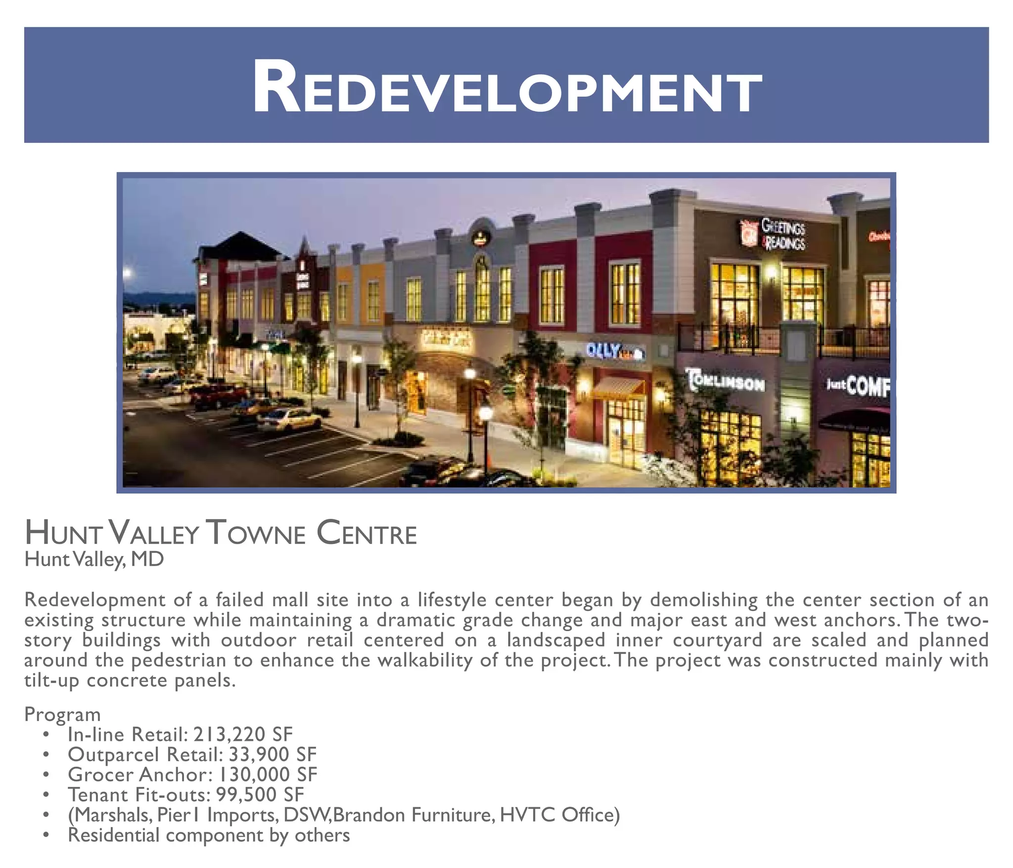 Martin Retail Projects | PPT