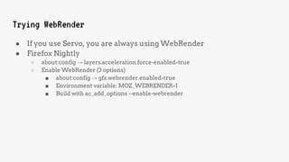 WebRender (MadRust) | PPT