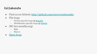 WebRender (MadRust) | PPT