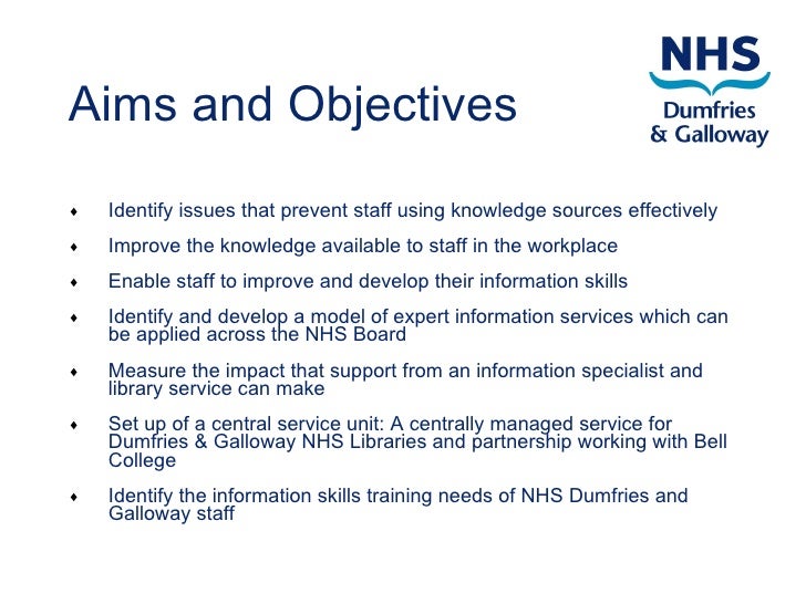 Knowledge for all at NHS Dumfries and Galloway