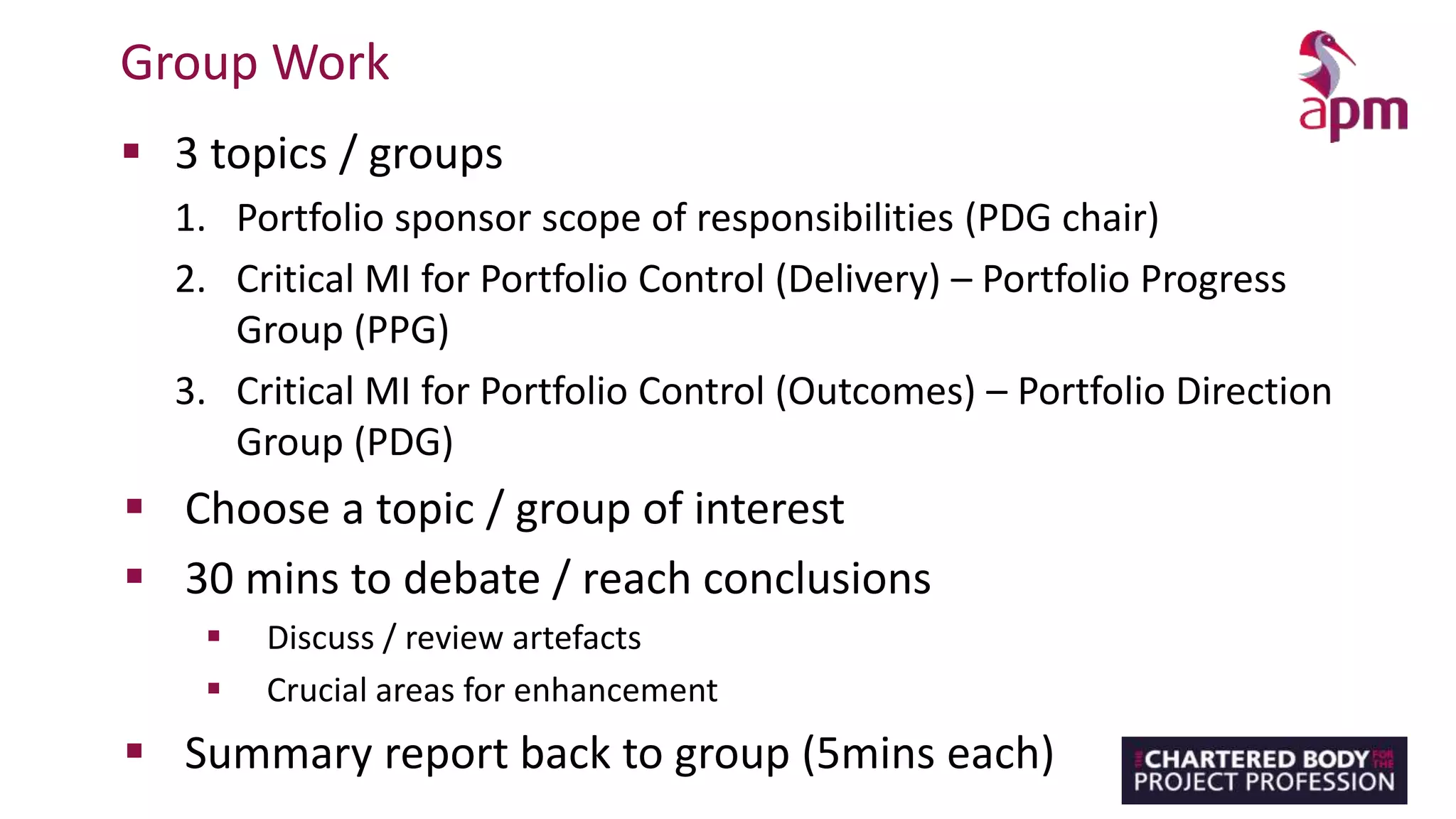 Portfolio Governance in a Digital World | PPTX
